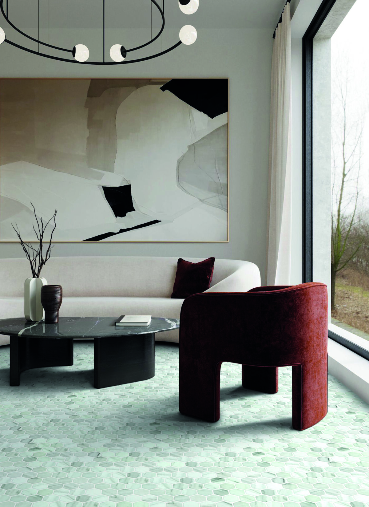 Hex XL + Penny - Euro Tile & Stone Euro Tile & Stone
